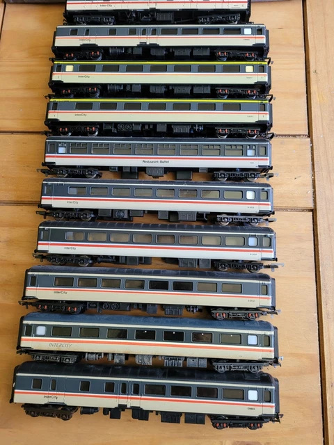 OO GAUGE INTERCITY x 10 coach rake mk2 &mk1,dapol,bachmann,lima ...