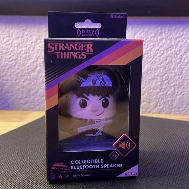 STRANGER THINGS OFFICIAL Eddie Munson Bitty Boomers Bluetooth Speaker ...