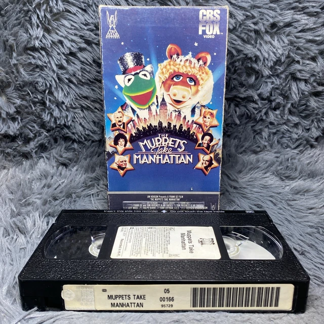 THE MUPPETS TAKE Manhattan VHS Tape 1985 CBS Fox Release Puppets Movie ...