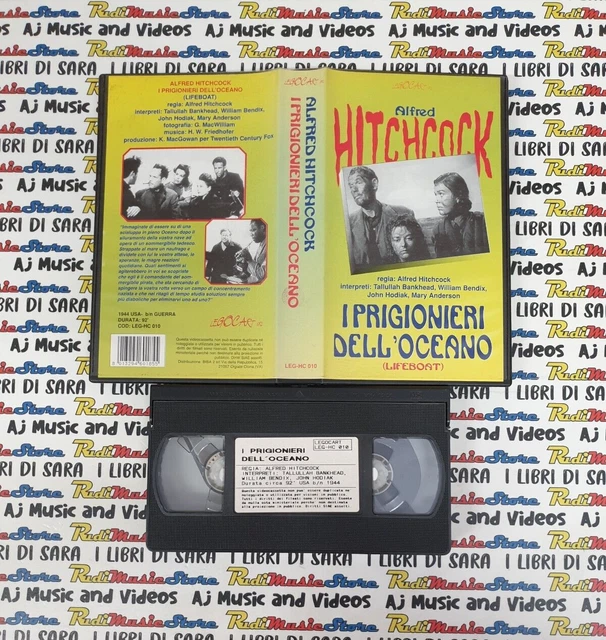 VHS*FILM ALFRED HITCHCOCK I PRIGIONIERI DELL'OCEANO LIFEBOAT 1944 ...