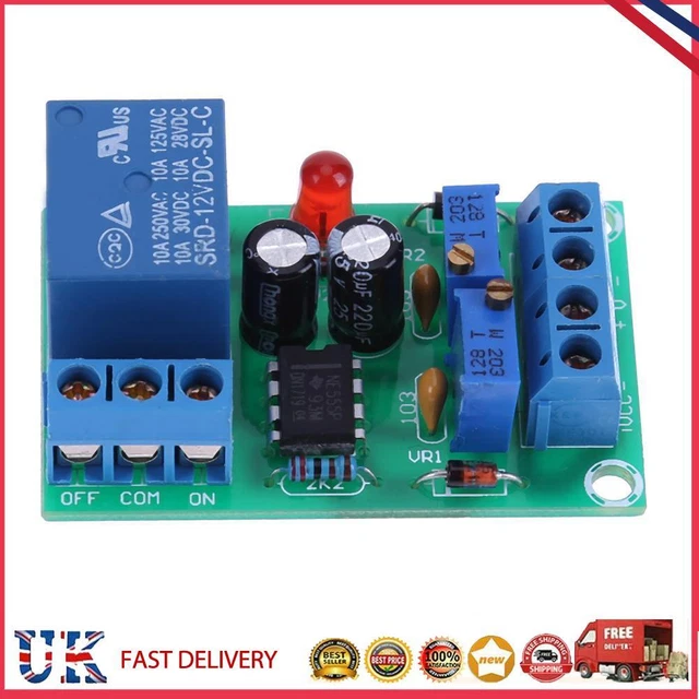 12V BATTERY AUTOMATIC Charging Controller Module Protection Relay Board ...