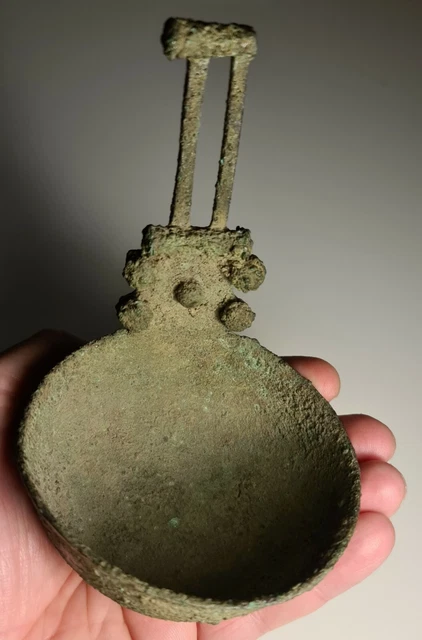 ANCIENT ROMAN BRONZE Simpulum Ladle. Very Rare! EUR 687,79 - PicClick FR