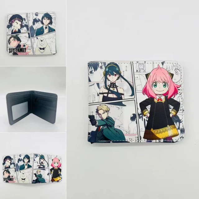 SPY×FAMILY ANYA FORGER PU short Bi-fold wallets with ID card holder ...