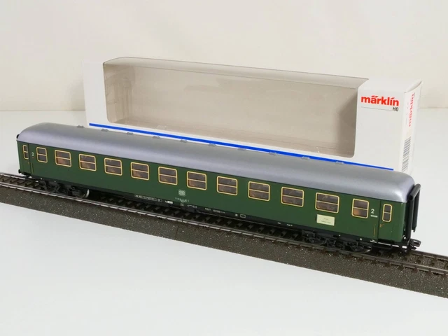MÄRKLIN 4092 D-TRAIN 2.Kl Büm Epoch IV DB Kkk Mint! Boxed St Bl 1705-08 ...