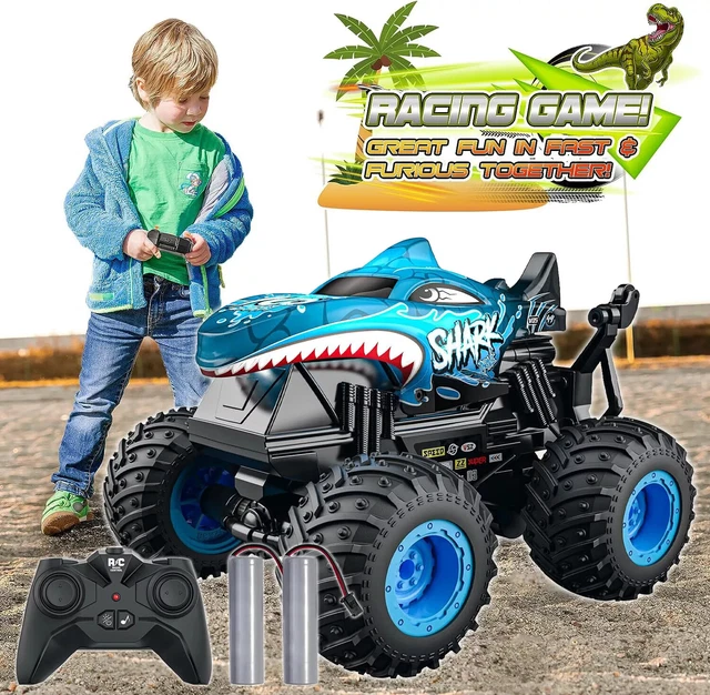 RC CAR MONSTER Truck Remote Control Monster Car RC Stunt Car with Light ...