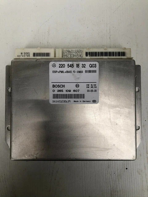 MERCEDES-BENZ W220 ESP+PML+BAS CONTROL MODULE 2205451832 $50.00 - PicClick