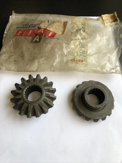 COPPIA PLANETARI INGRANAGGI Differenziale Fiat 132 Originali 4291942 ...