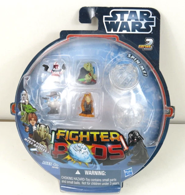 STAR WARS FIGHTER Pods Series 2 Micro Heroes Jar Jar Hasbro Grievous ...