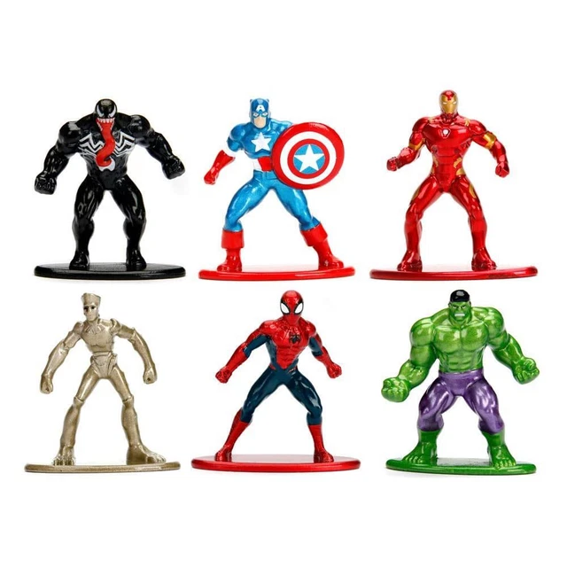 MARVEL NANO METALFIGS Diecast Mini Figures 4 cm Assortment (24) £59.68 ...