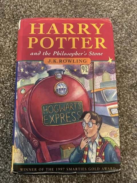 HARRY POTTER AND The Philosophers Stone Hardback Dark Haired Wizard ...