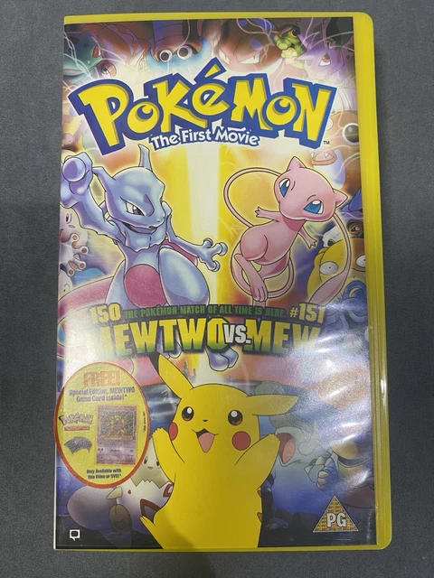 POKÉMON THE FIRST Movie VHS Tape - Yellow VHS - Sealed With Promo £59. ...
