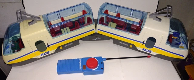 WORKING VINTAGE 4011 PLAYMOBIL RCE TRAIN SET original Battery Holder ...