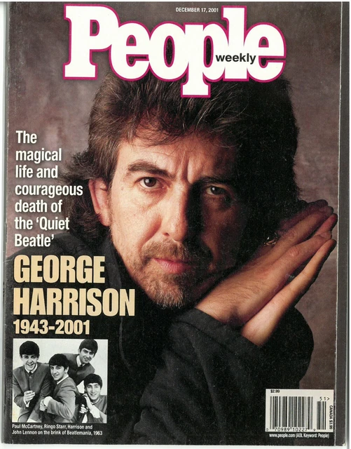 PEOPLE MAGAZINE DECEMBER 17, 2001 ~ George Harrison, Gwyneth Paltrow, X ...