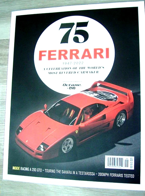 75 YEARS OF FERRARI 1947-2022 Special Edition Magazine OCTANE EVO ...