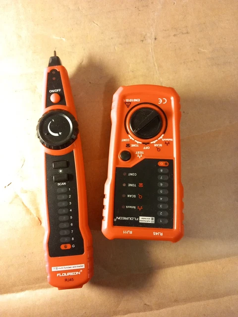 WIRE TRACKER RJ11 RJ45 Cable Tester Line Finder Ethernet LAN Network ...