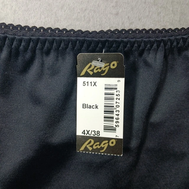 RAGO NEW YORK Light shaping Panty Brief Style 511 Black 4X/38 Fringe ...