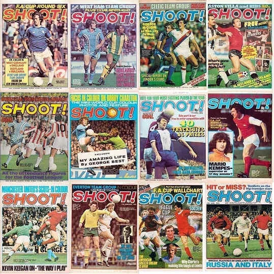 SHOOT FOOTBALL MAGAZINE Front Page Cover Picture - Various Teams Choice ...