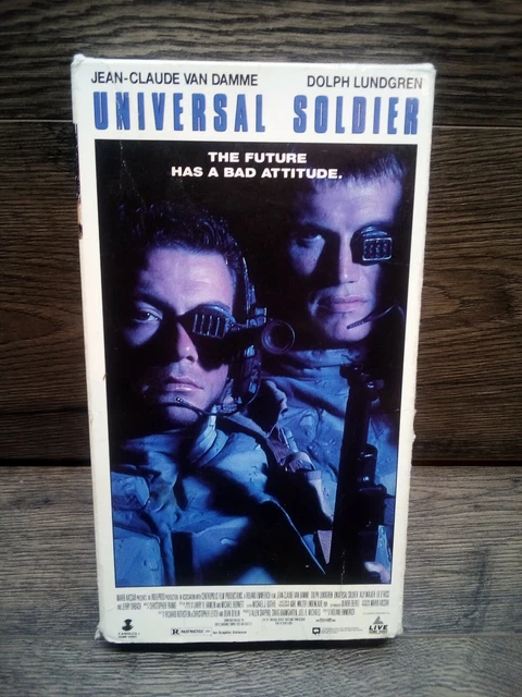 UNIVERSAL SOLDIER. VHS. 90’s Action. Jean-Claude Van Damme. Dolph ...