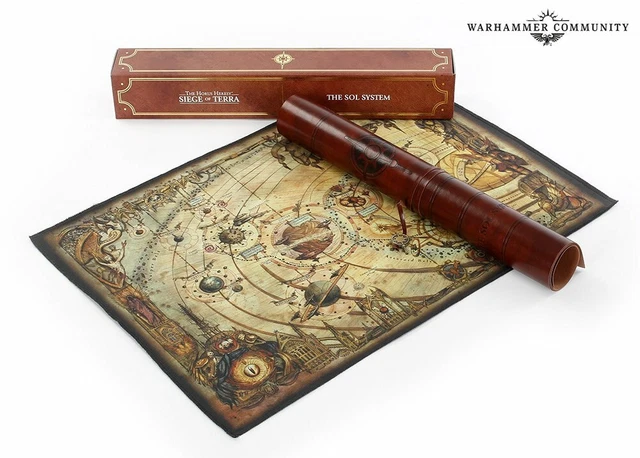 SIEGE OF TERRA: Solar War Map, Horus Heresy, Black Library £175.00 ...
