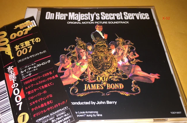 007 JAMES BOND CD soundtrack OHMSS On Her Majestys Secret Service John ...