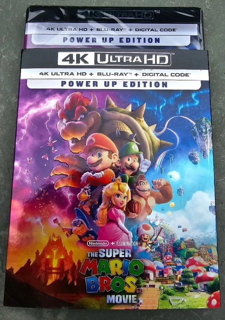 NEW THE SUPER Mario Bros movie power up Edition 4k ULTRA HD & Blu Ray ...