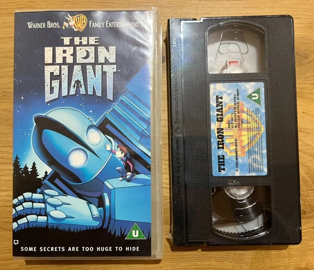 SEALED THE IRON Giant VHS Video - Warner Bros 1999 Animation Film U ...