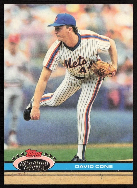 1991 TOPPS STADIUM Club #367 David Cone Mets de New York EUR 1,72 ...