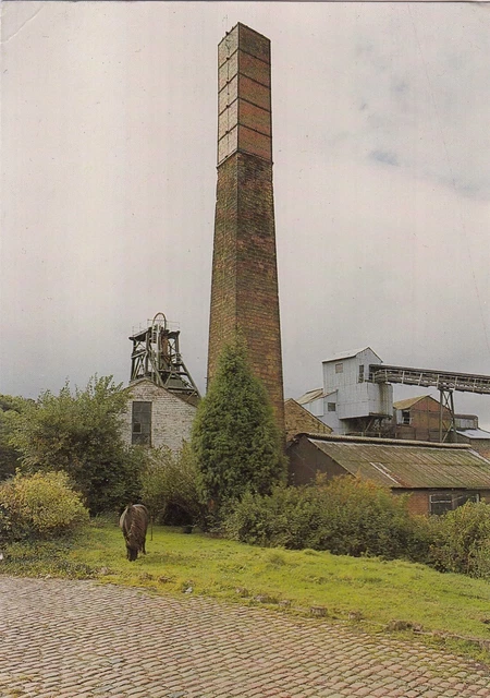 POSTCARD - YORKSHIRE Mining Museum - Wooden head gear at Caphouse ...