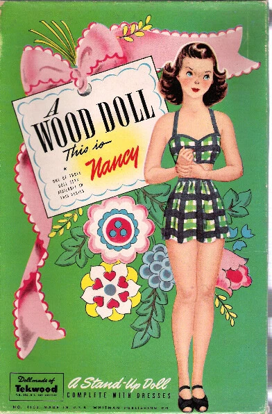 VINTAGE UNCUT PAPER Dolls~4 Sets: Pat, Nancy,Susan & Sunny~#1 ...