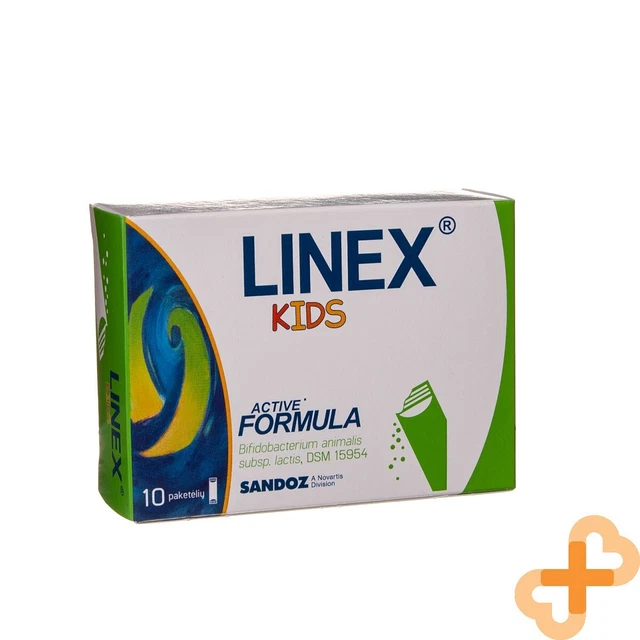 LINEX KIDS 10 Sachets Bifidobacterium Animalis Supplement Digestive ...