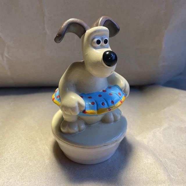 WALLACE & GROMIT 1989 Gromit Figure - Rubber Ring £12.00 - PicClick UK