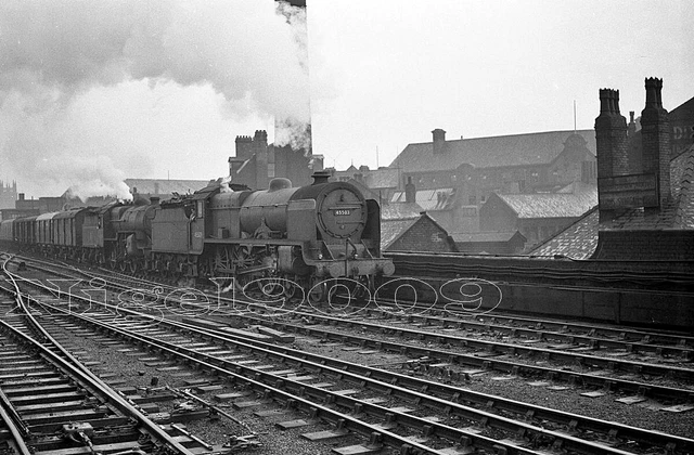 ORIGINAL LARGER 9X6CM B&W Neg of LMS 4-6-0 "Patriot" 45503 + 42707 at ...