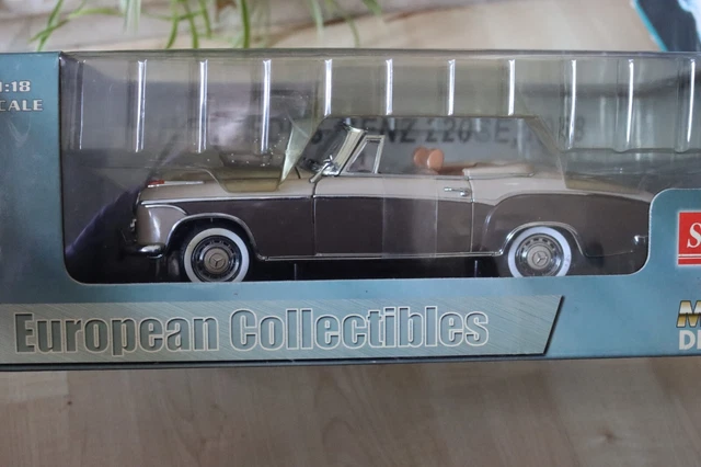 MERCEDES BENZ 220 SE Convertible Sun Star 3552 1/18 Scale 1958 £85.00 ...
