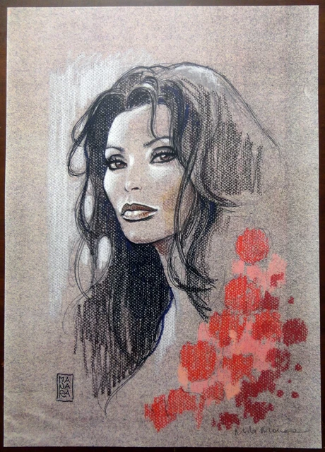 MILO MANARA - Litho "Sophia Loren" - Original and full signed!! 1991 ...