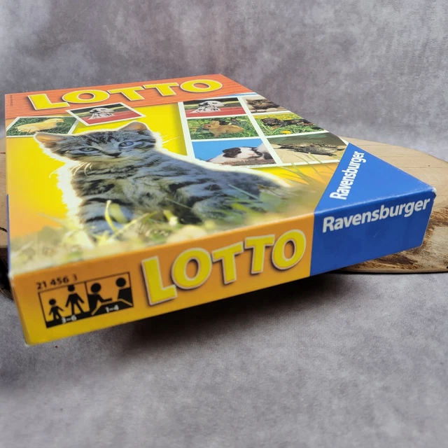 RAVENSBURGER BABY ANIMAL Lotto Memory Matching Game Vintage 2003 ...