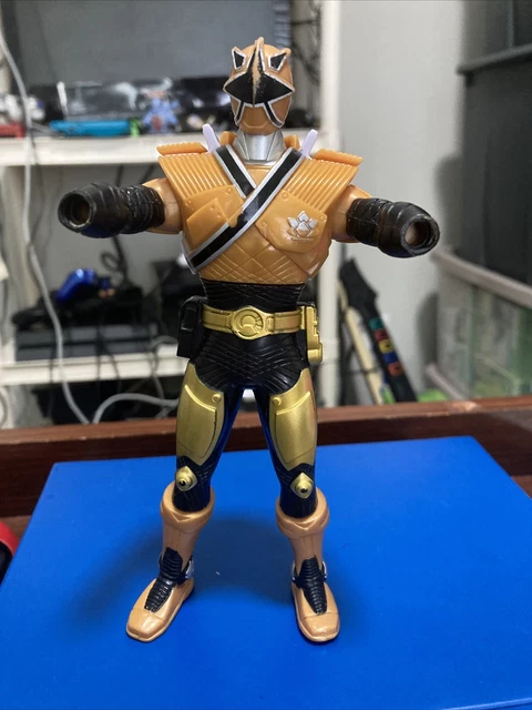 POWER RANGERS SAMURAI Switch Gold Morphin Ranger Action Figure Bandai ...