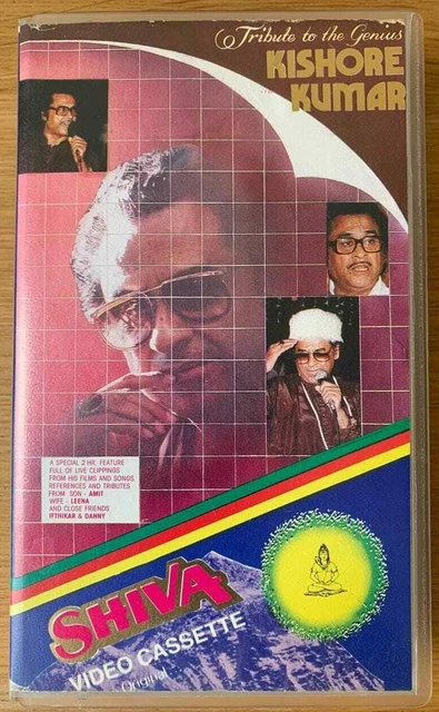 CASSETTE VHS TRIBUTE To Genius Kishore Kumar Bollywood Hindi Indien Amit Kumar EUR 56,24 ...