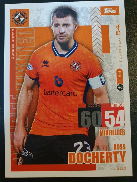 SPFL TOPPS MATCH Attax 23/24 Dundee United Ross Docherty #207 EUR 3,90 ...