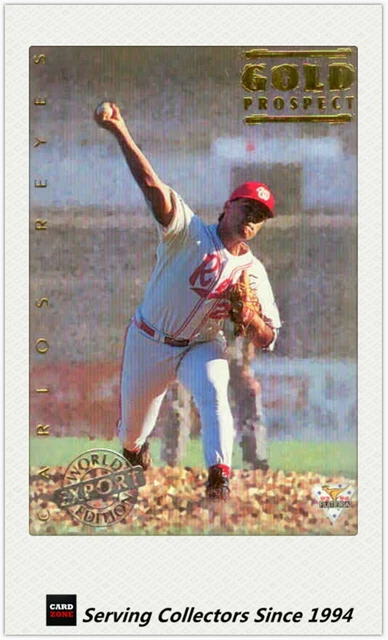 1994 FUTERA AUSTRALIA Baseball Card "EXPORT" Gold Prospect #118-CARLOS ...