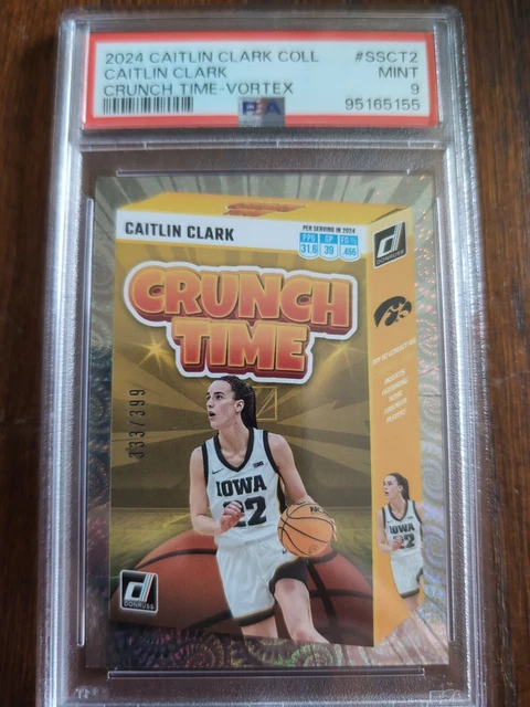 PANINI CAITLIN CLARK Coll. 2024 - Caitlin Clark CRUNCH TIME VORTEX # ...
