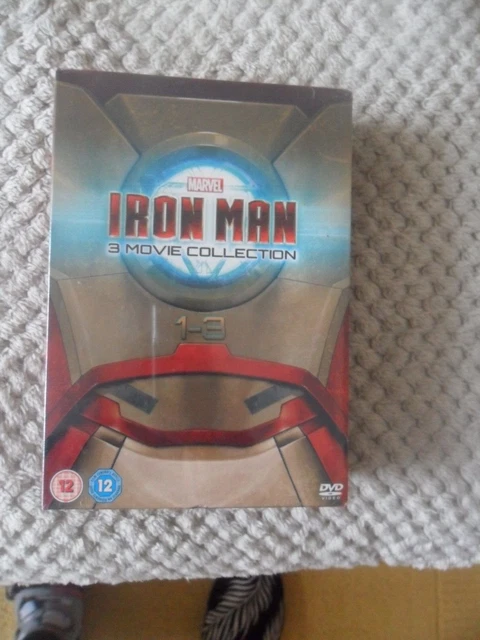 IRON MAN DVD Box Set 3 Movie Collection Robert Downey Jnr 2016 New ...