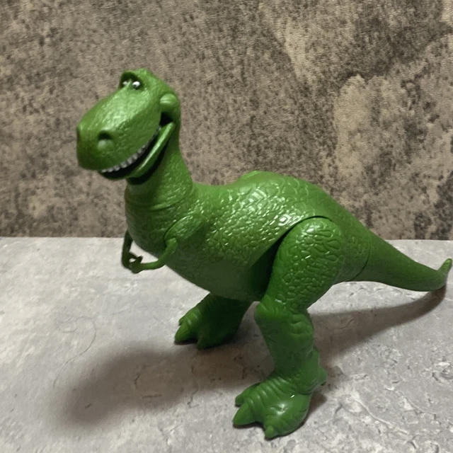DISNEY PIXAR TOY Story Rex Action Figure Green Dinosaur Toy 2012 Mattel ...
