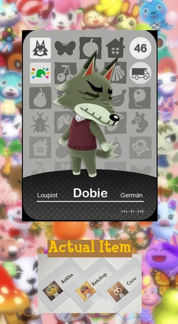 ANIMAL CROSSING: NEW Horizons Amiibo Dobie NFC Tag-NO ARTWORK $10.88 ...
