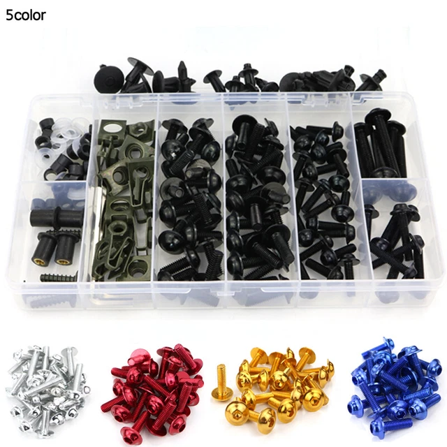 FULL FAIRING BOLTS Kit Screws Fit For Kawasaki Z125 Z300 Z750 Z800 Z900 ...