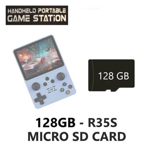 GAME STATION R35S 128Gb Micro Sd/Tf Sostituzione Scheda/Aggiornamento ...
