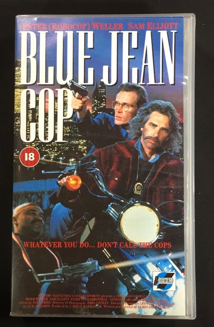 BLUE JEAN COP, VHS Video, Sam Elliot, Cert 18 Movie £2.00 - PicClick UK