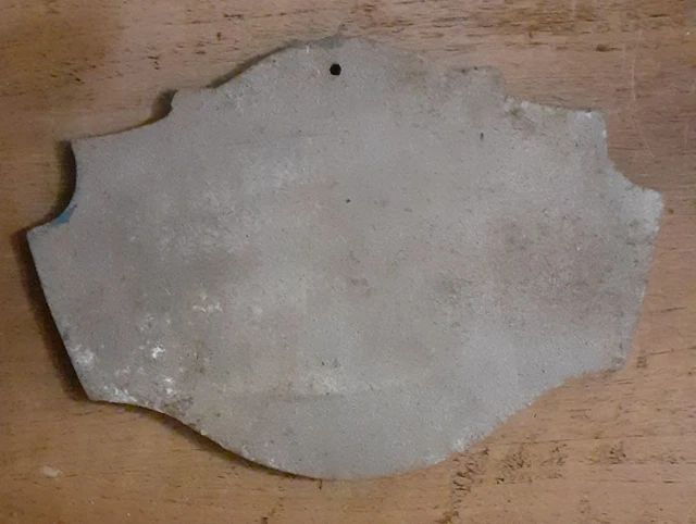 PLAQUE EN ALU COMICE AGRICOLE-FOIRE CORBIGNY . GENISSE CULARDES 2 DENTS ...