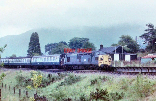 PHOTO 1981 Class 37 No 37114 At Fort William Railway Station A Train ...