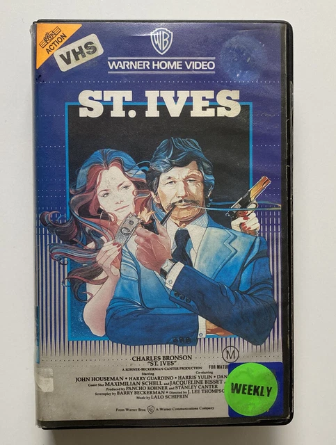 ST. IVES [VHS] Warner Bros Video Charles Bronson 1976 Big Ex-Rental ...