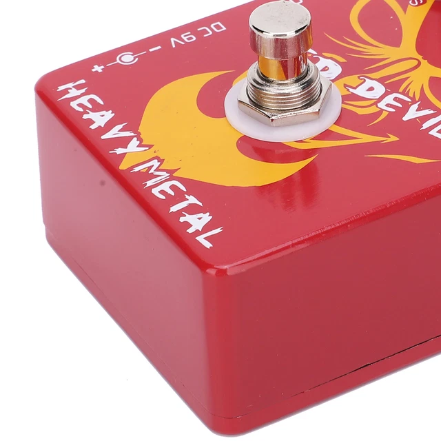DISTORTION GUITAR PEDAL Red Devil Heavy Metal Tone Effect Electric RMM ...